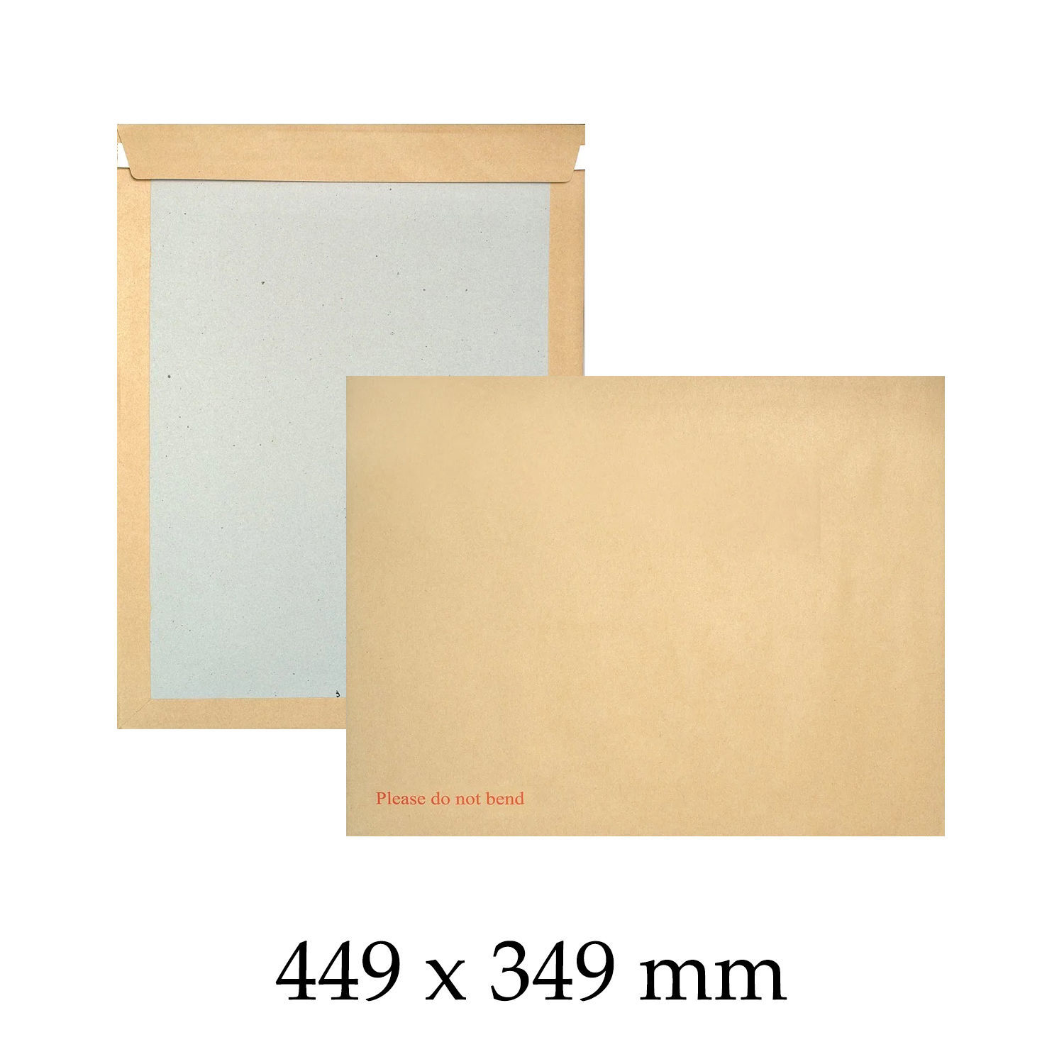 l Hardback Envelopes l 449x349 mm l Manilla