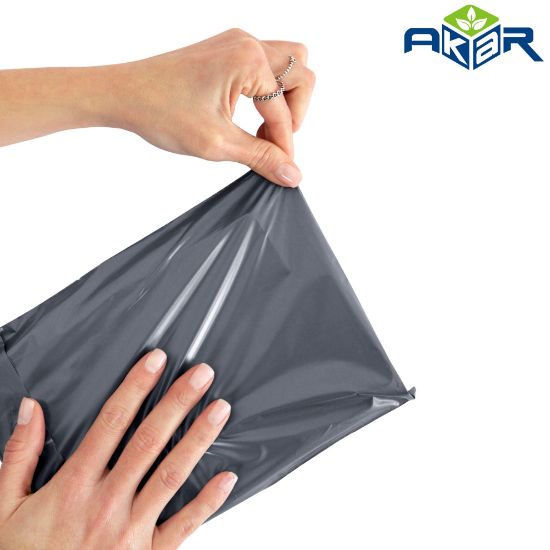 l Grey Mailing Bags (A6) l 4.7x6.7" inch l 12x17 cm